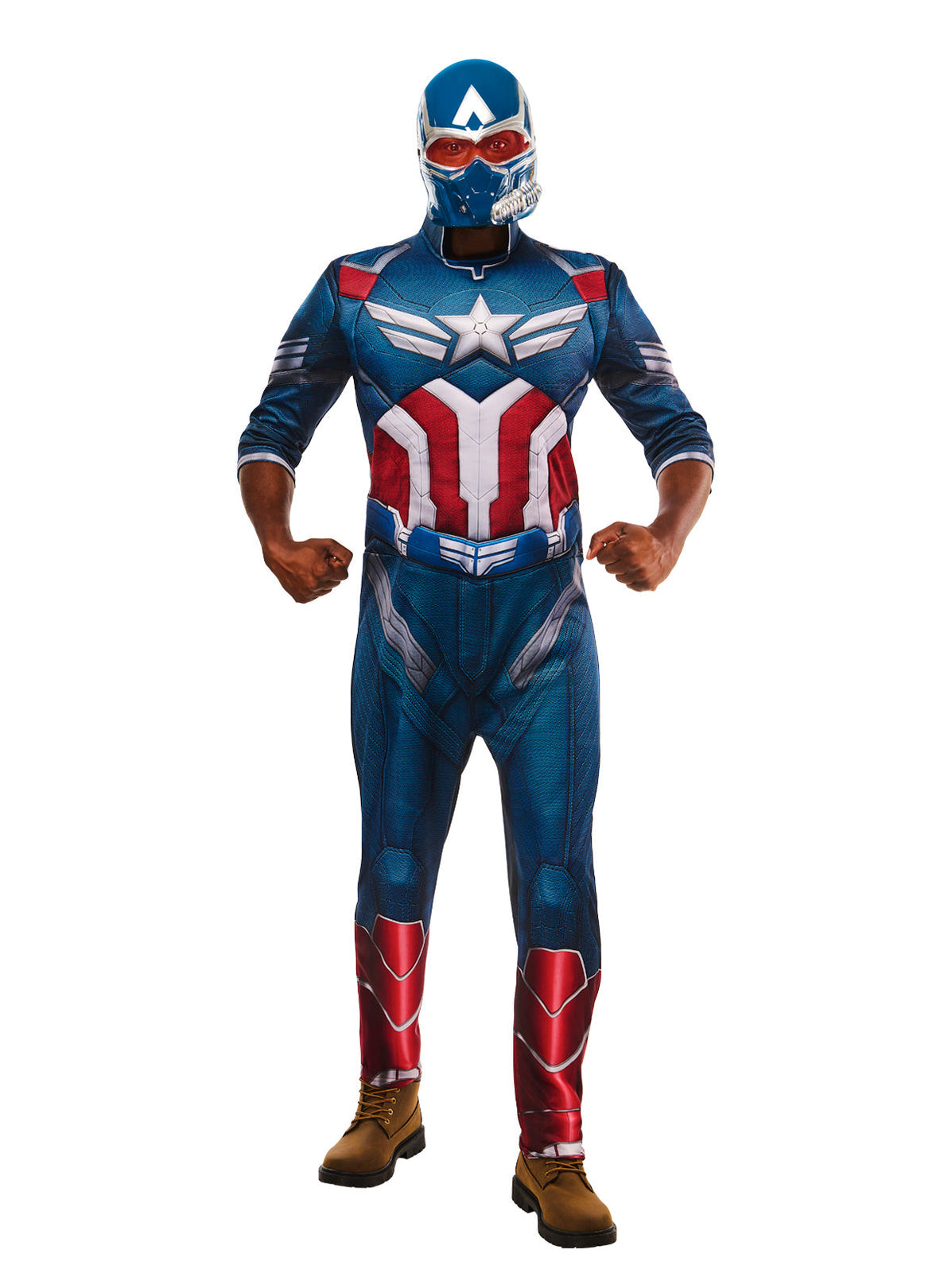 Captain America Deluxe Costume for Adults Marvel Brave New World ...