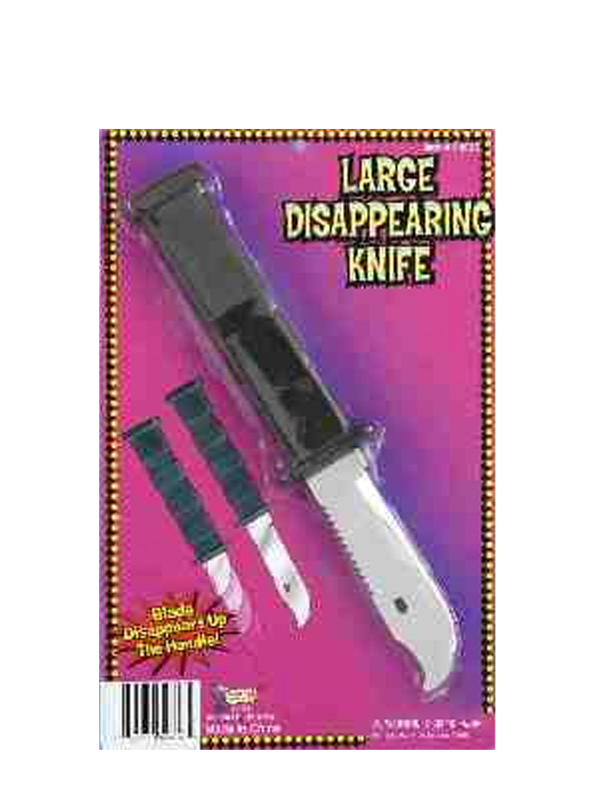Large Retractable Knife Prop Disappearing Dagger Stage Play Prop ...