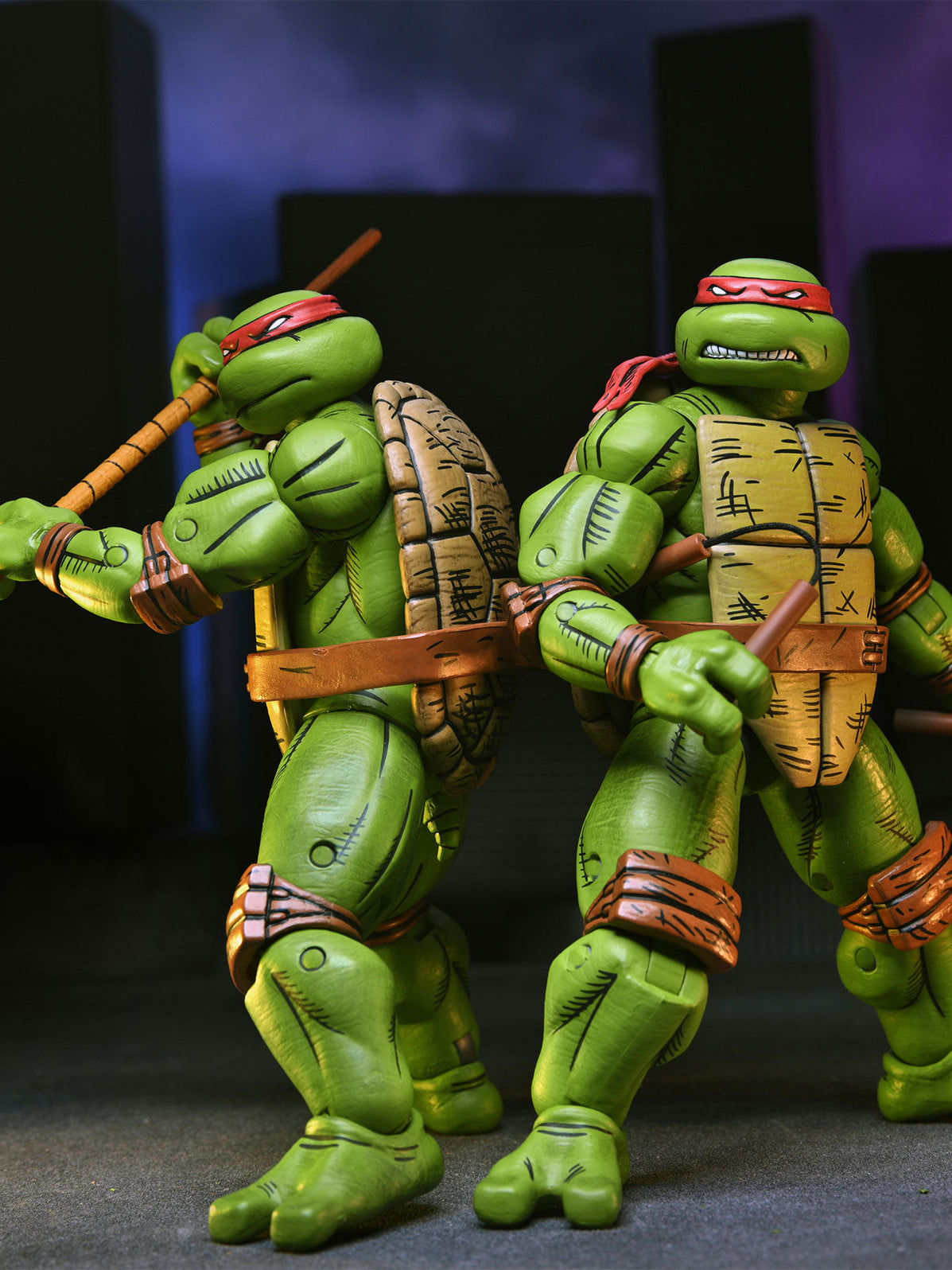 4-Pack Leo, Mikey, Raph, Donnie Mirage Comics 7" Action Figurine ...