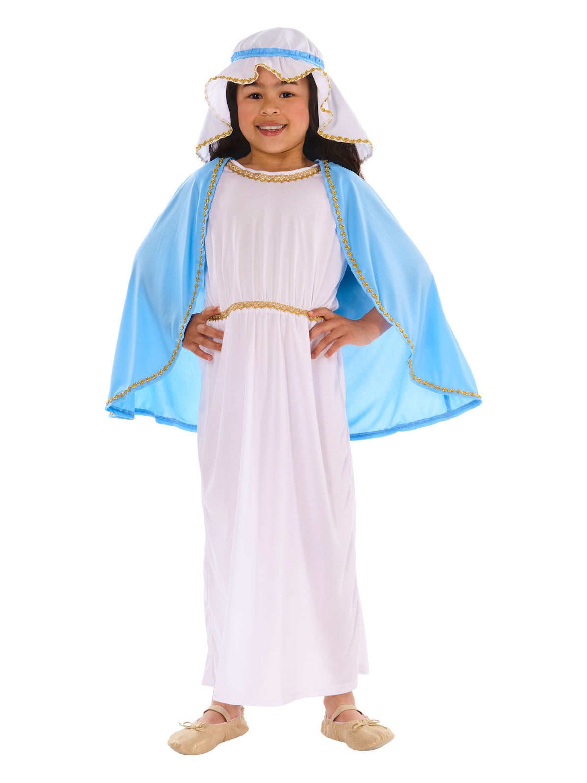 Virgin Mary Biblical Costume for Kids Nativity Play | Costume Super Centre