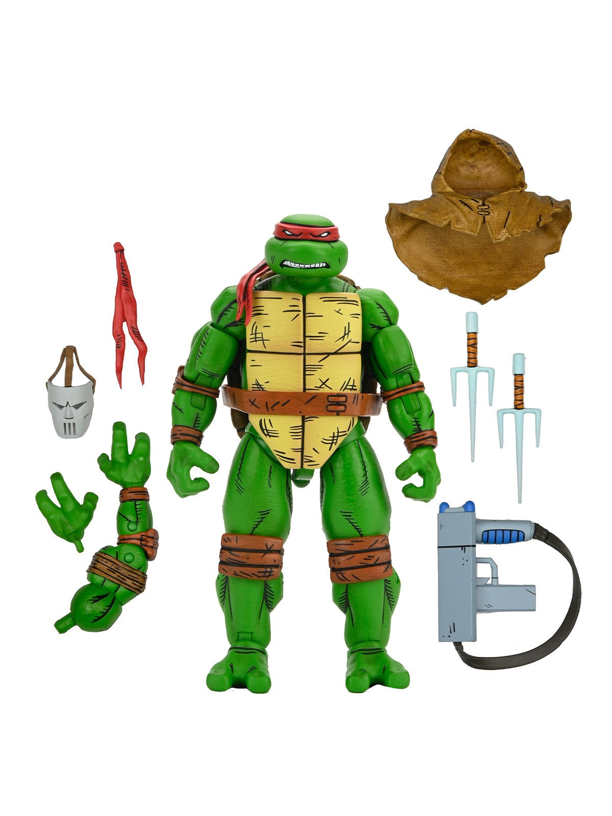 TMNT Mirage Comics Raphael 7" Scale Action Figure Costume Super Centre ...