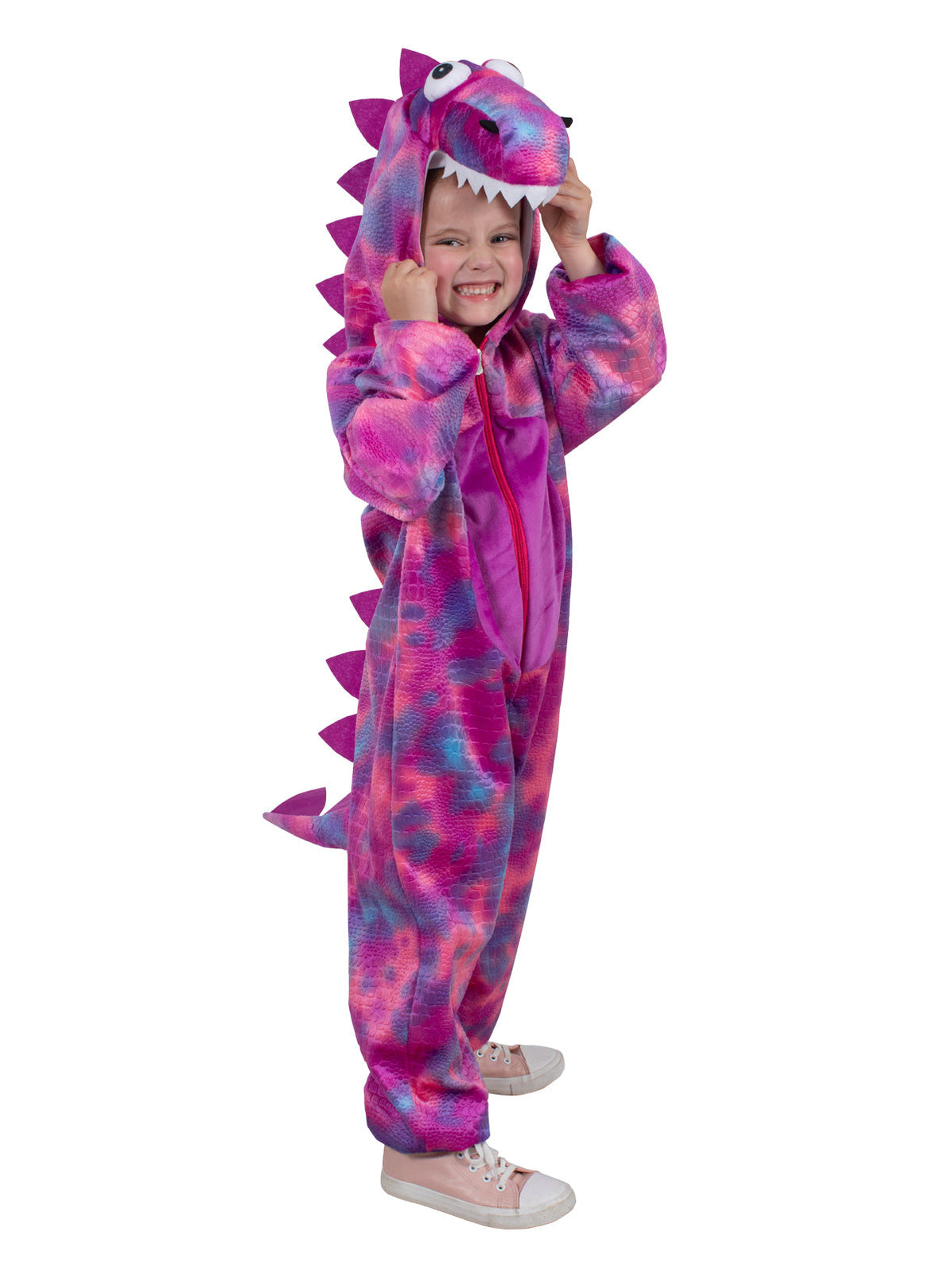 Roarin' Rex Pink Dinosaur Costume for Toddlers and Kids | Costume Super ...