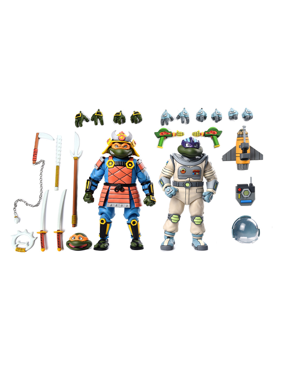 Space & Samurai 2 Pack TMNT 7" Scale Action Figures Costume Super ...