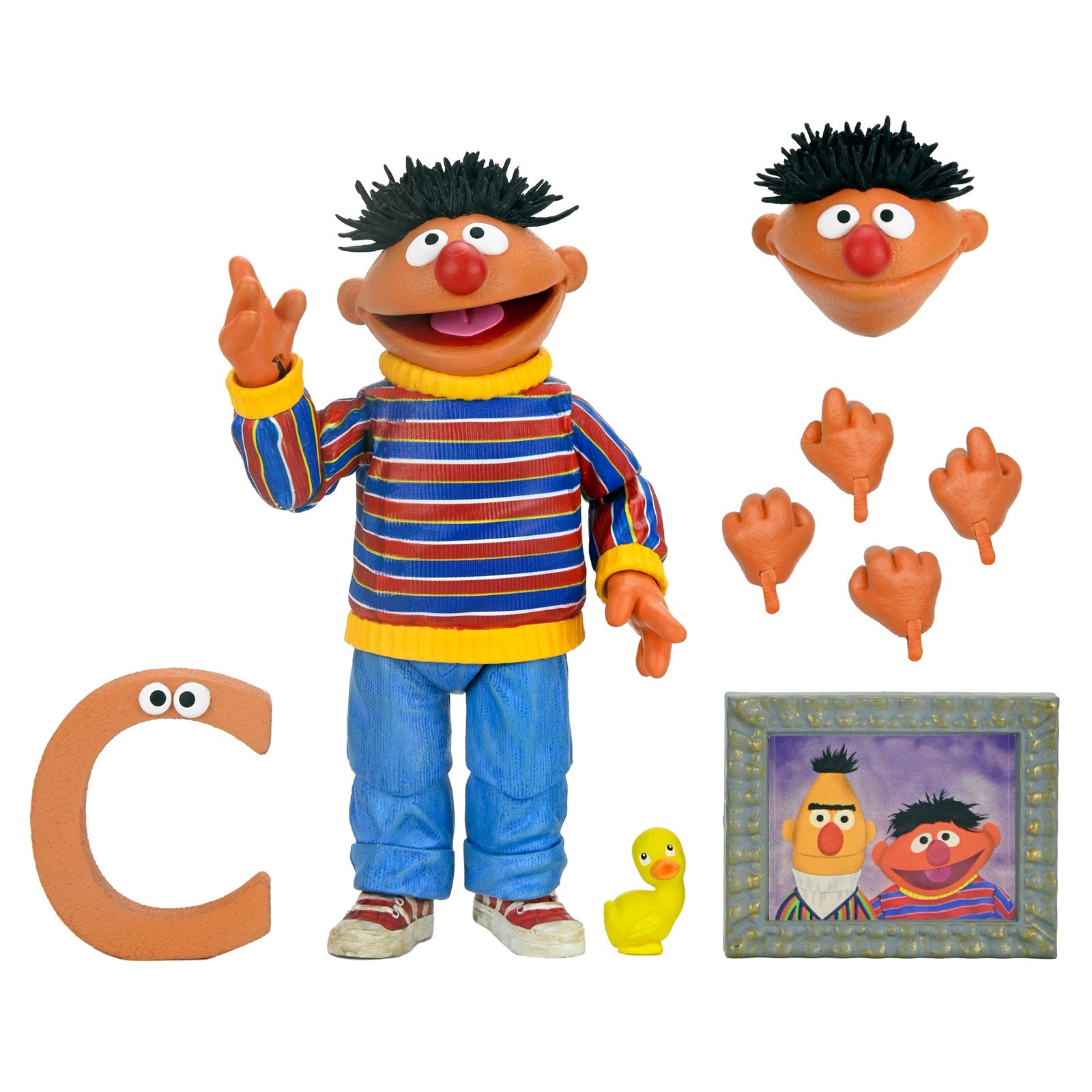 Ultimate Ernie Sesame Street 7" Scale Action Figure NECA | Costume ...