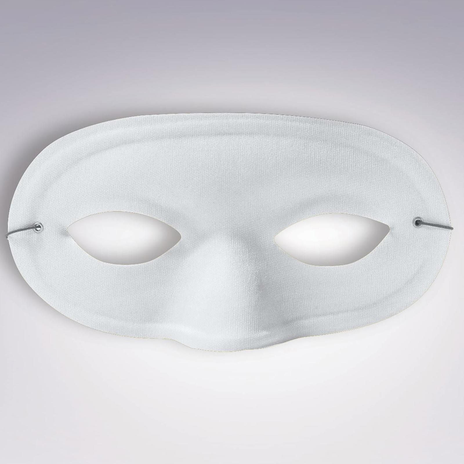 White Silk Mask for Adults | Costume Super Centre